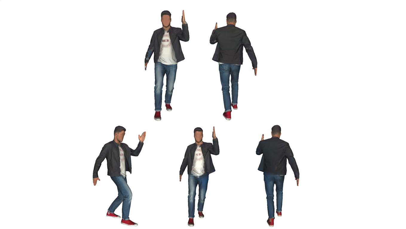 Reconstruction of Textured Humans From Partial Scans | Portfolio